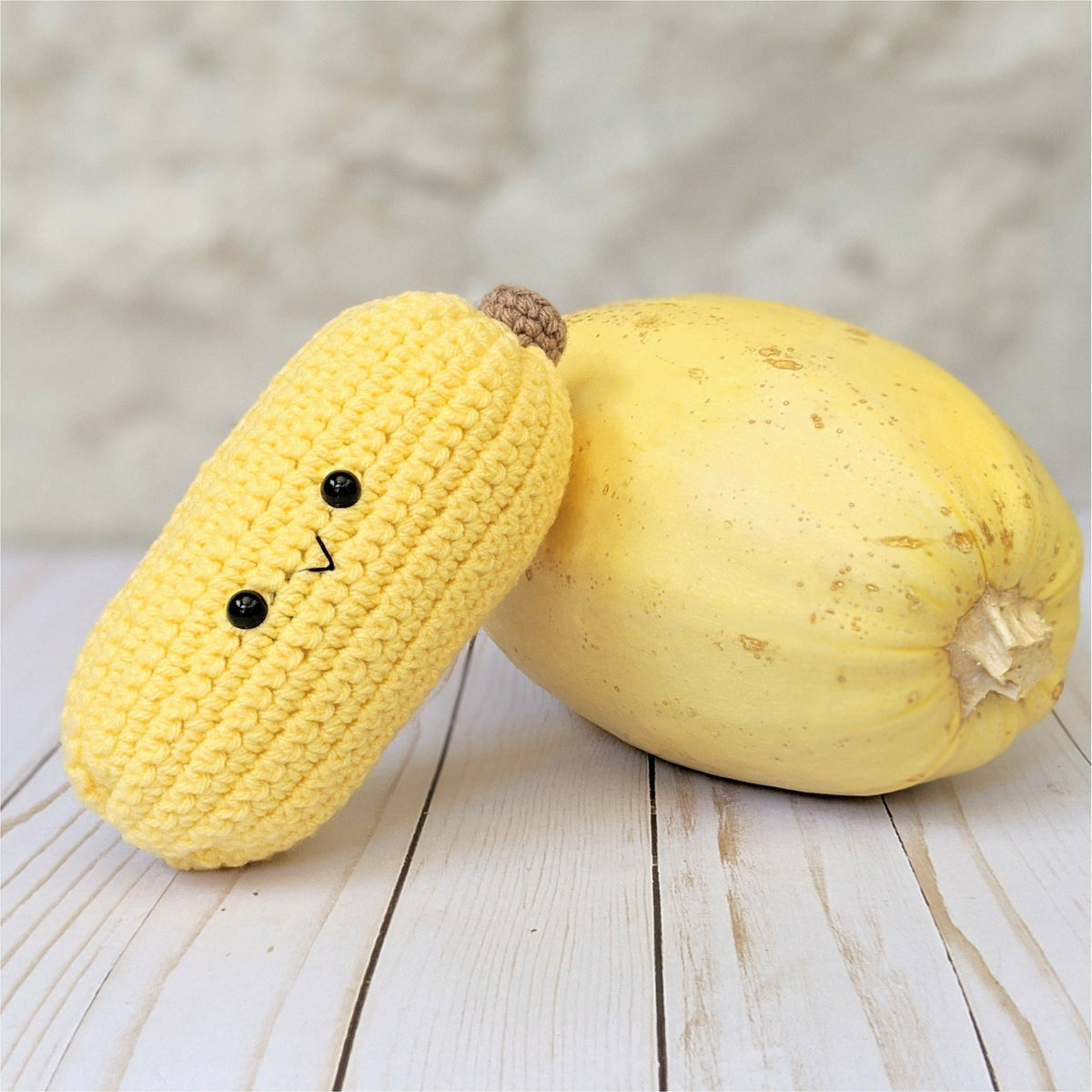 CROCHET PATTERN: Crochet Spaghetti Squash, Amigurumi Crochet Play F...